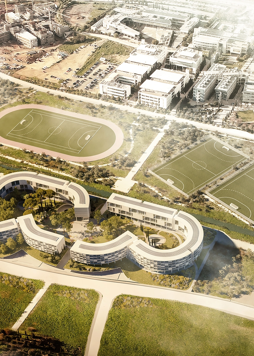 Landscape Architecture Visualization of Cyprus University