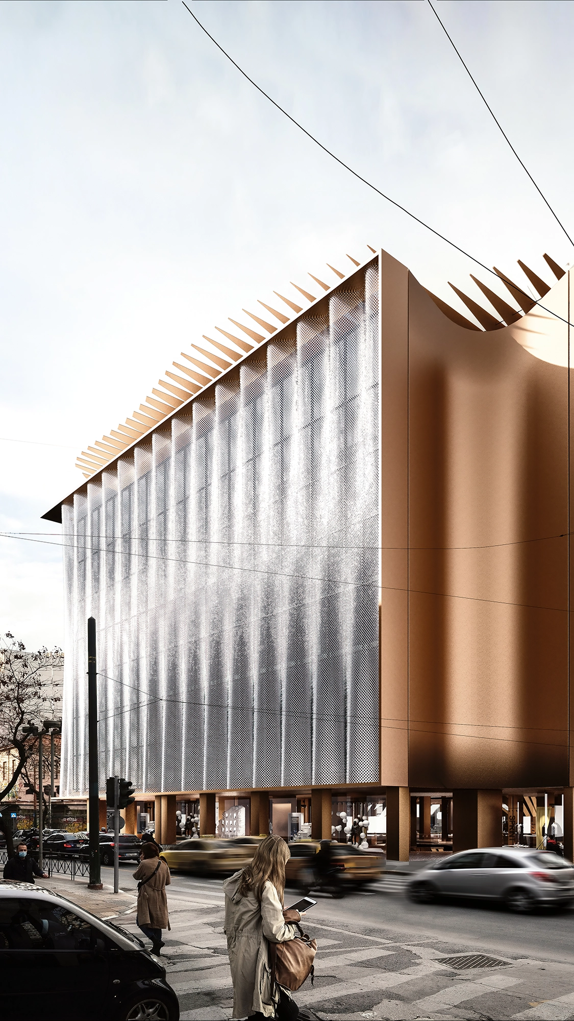 3D Architectural Visualization of the Minion Building in Athens