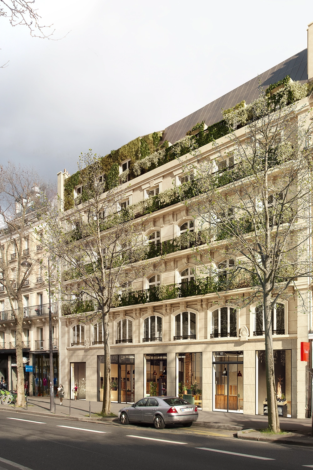 High-End Visualization in Paris' Residential Building